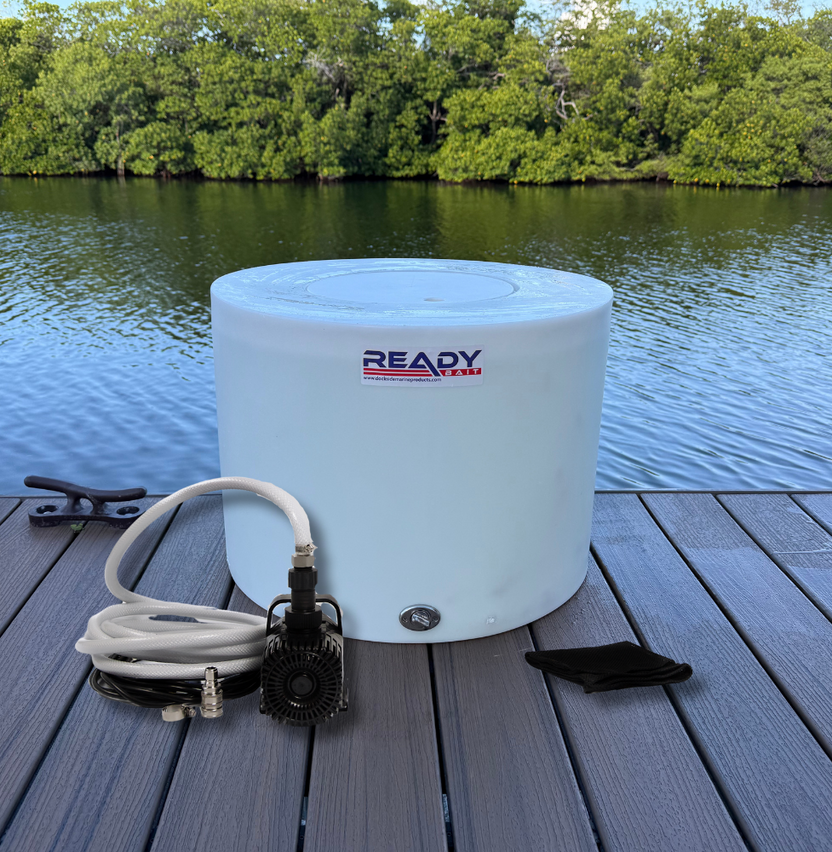 Ready Bait Dock Livewell (Equipped With Best-In-Class Pump and Drain S ...